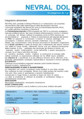 NEVRAL DOL 24 CPR - HEREYAPHARMA